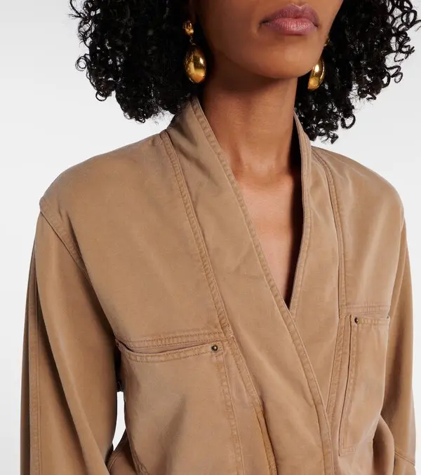 MARANT ETOILE Remady Cotton Jersey Jumpsuit