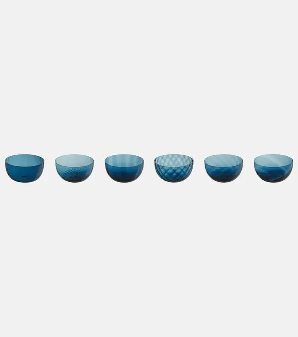 NASONMORETTI Idra Set Of 6 Cups - Blue