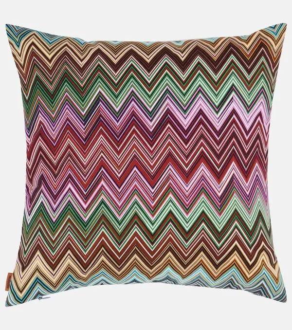 Missoni Jarris Zigzag Small Cotton Cushion - Multicoloured