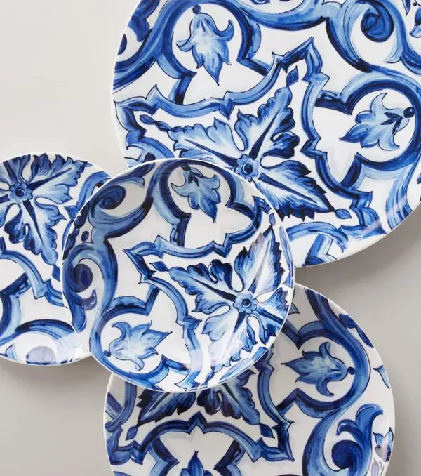 Dolce & Gabbana Porcelain Charger Plate - Blue