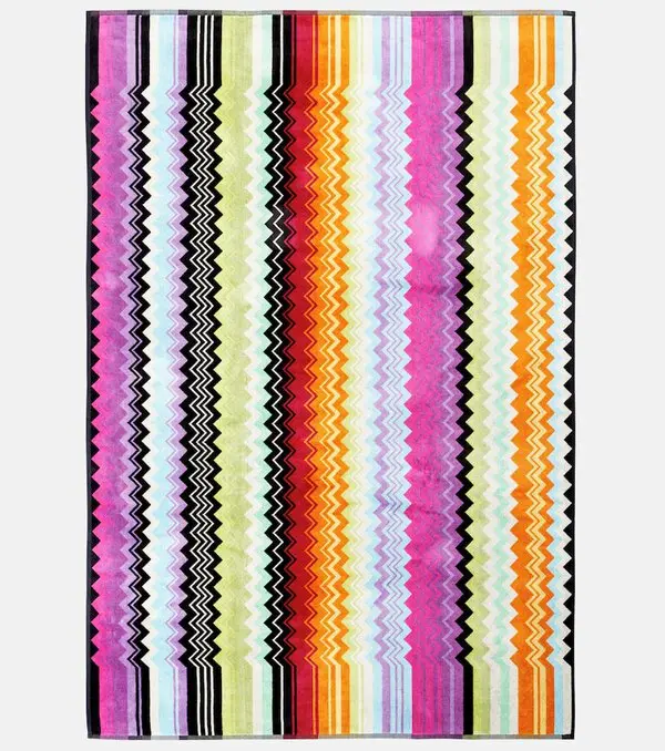 Missoni Giacomo Zigzag Cotton Bath Sheet - Multicoloured