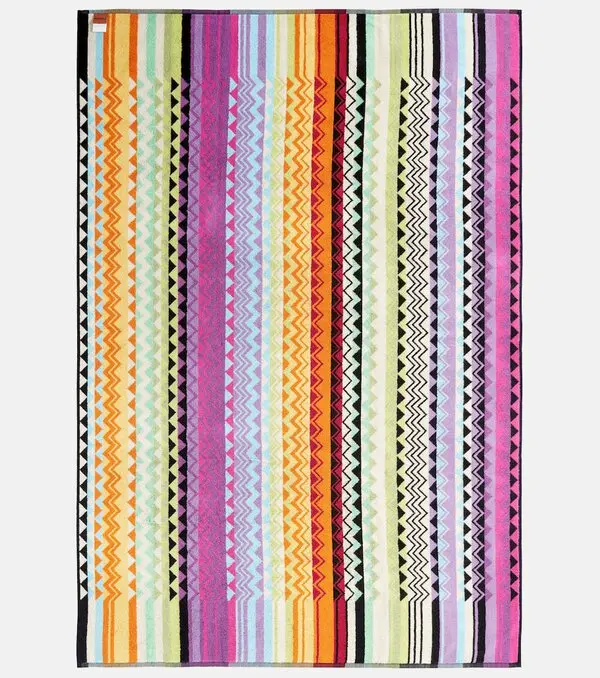 Missoni Giacomo Zigzag Cotton Bath Sheet - Multicoloured