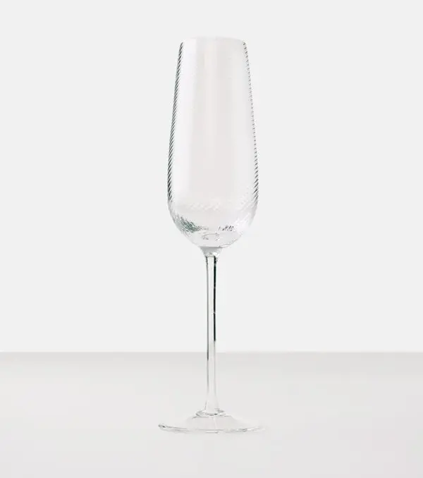 NASONMORETTI Tolomeo Set Of 6 Champagne Flute Glasses