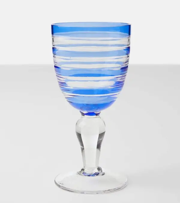 POLSPOTTEN Cobalt Set Of 6 Wine Glasses