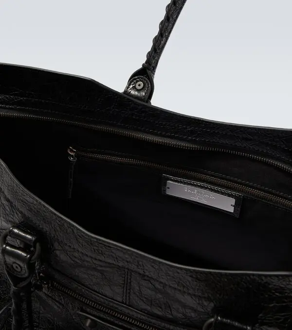 Balenciaga Le City Leather Duffel Bag - Black