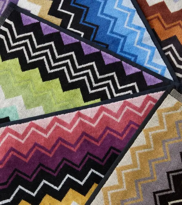 Missoni Giacomo Zigzag Set Of 6 Face Towels - Multicoloured