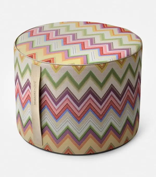 Missoni Agadir Zigzag Pouf - Multicoloured