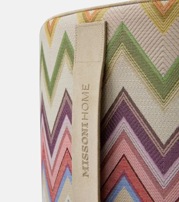 Missoni Agadir Zigzag Pouf - Multicoloured