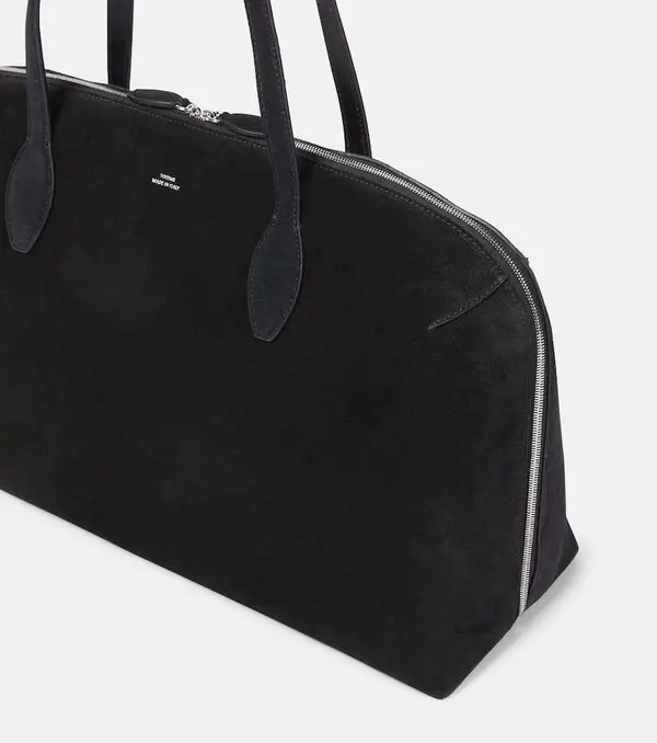 TOTÊME Suede Tote Bag - Black