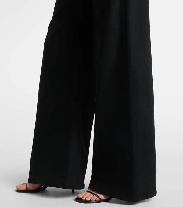 Khaite Dane High-rise Wide-leg Jeans - Blue