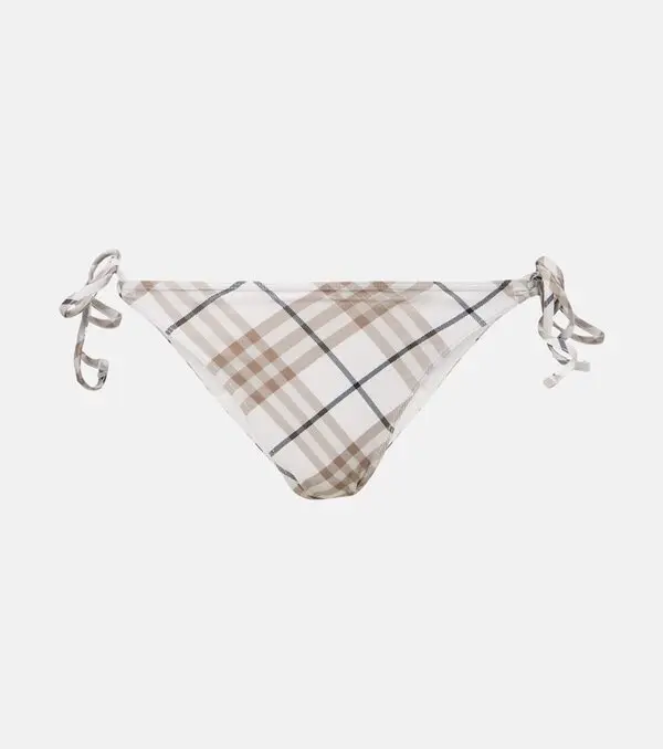 Burberry Check Bikini Bottom - Multicoloured