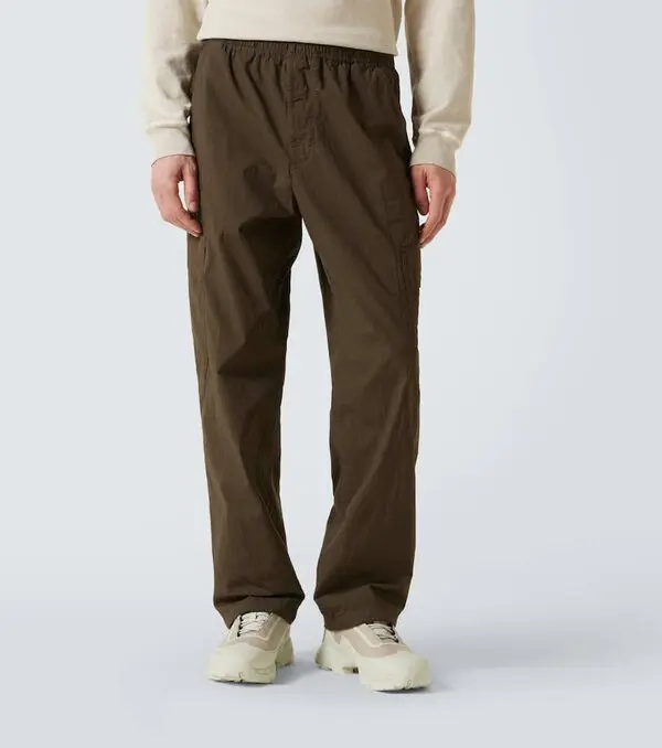 Stone Island Cotton-blend Straight Trousers
