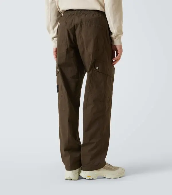Stone Island Cotton-blend Straight Trousers