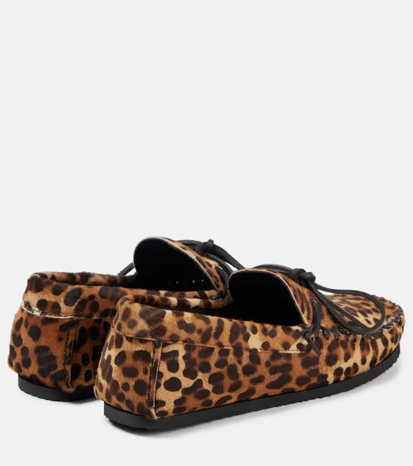 Isabel Marant Étoile Fitza Leopard-print Loafers