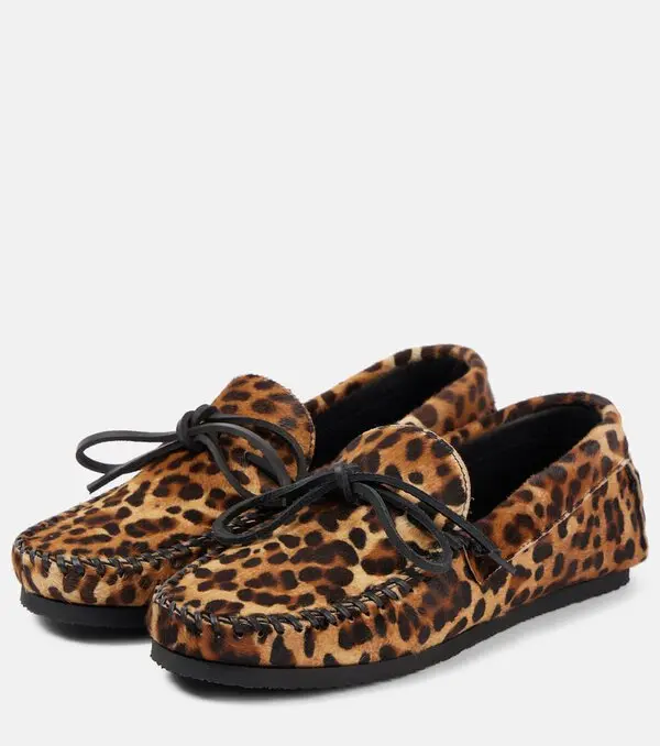 Isabel Marant Étoile Fitza Leopard-print Loafers