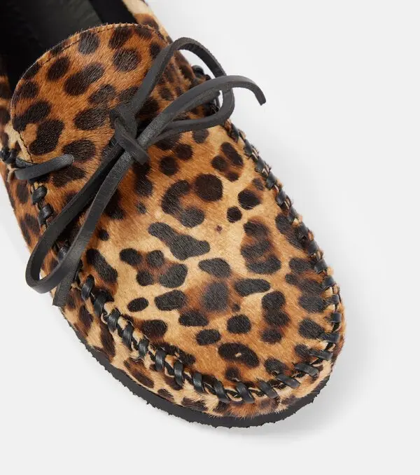 Isabel Marant Étoile Fitza Leopard-print Loafers