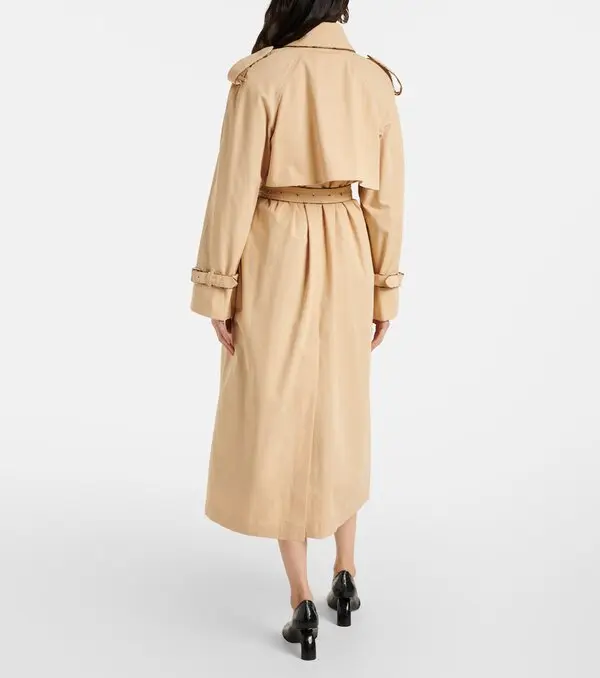 Dries Van Noten Cotton Poplin Trench Coat