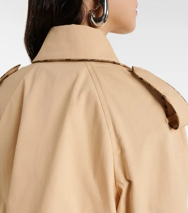 Dries Van Noten Cotton Poplin Trench Coat