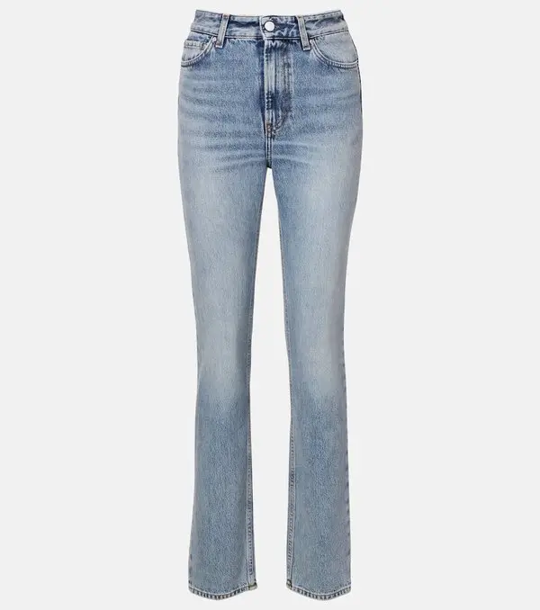 TOTEME High-rise Slim Jeans - Blue