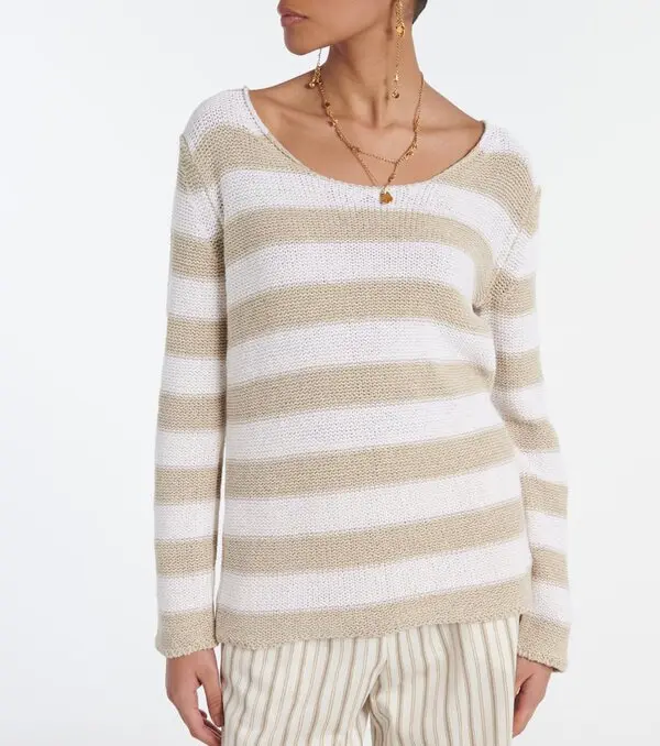 Max Mara Palazzi Striped Sweater