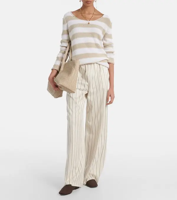 Max Mara Palazzi Striped Sweater