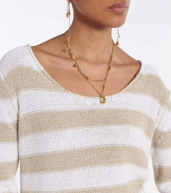 Max Mara Palazzi Striped Sweater