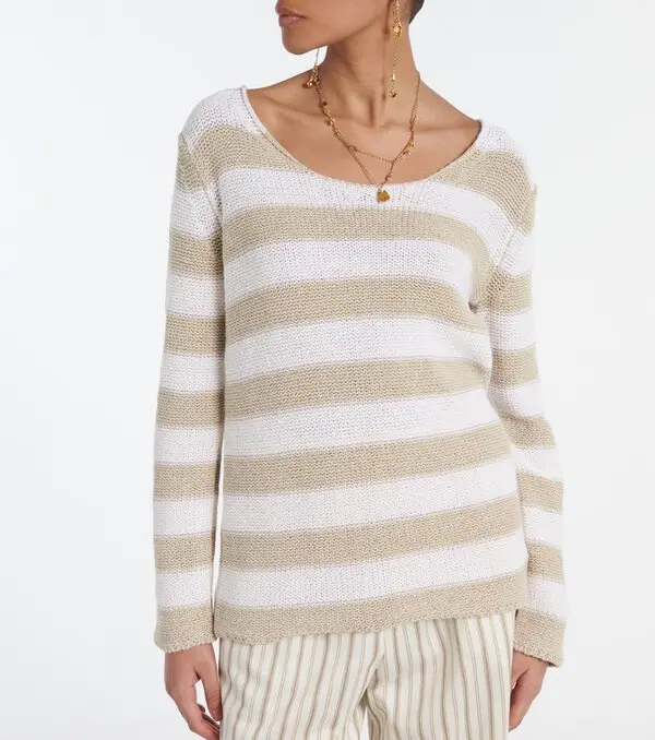 Max Mara Palazzi Striped Sweater