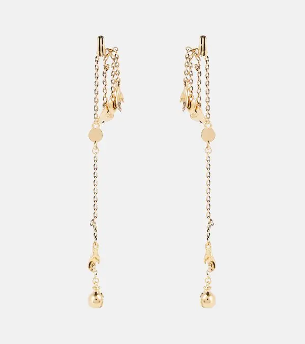 LEMAIRE Estampe Drop Earrings - Gold