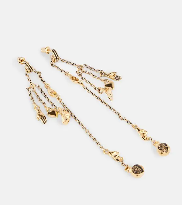 LEMAIRE Estampe Drop Earrings - Gold