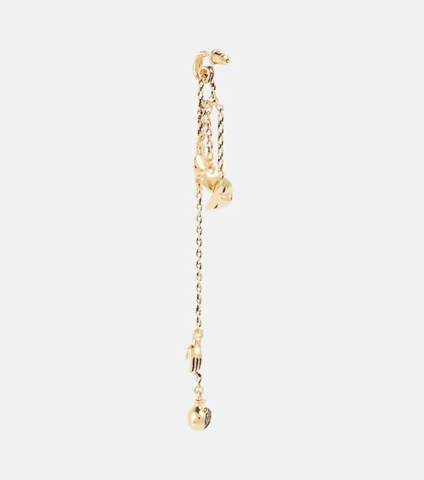 LEMAIRE Estampe Drop Earrings - Gold