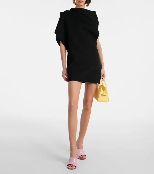 Jacquemus Doubles Leather Mules - Pink