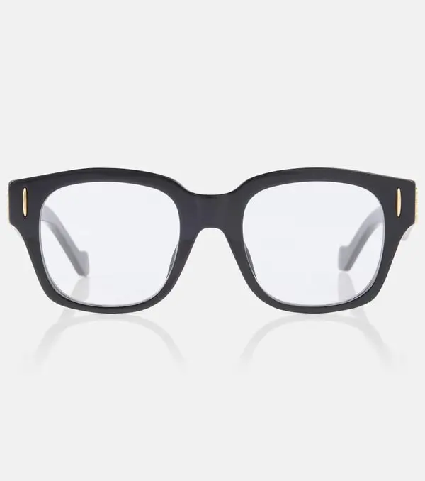 Loewe Anagram Square Frame Glasses - Transparent