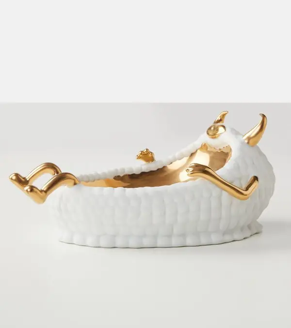 L'Objet Haas Lazy Susan Tray - White