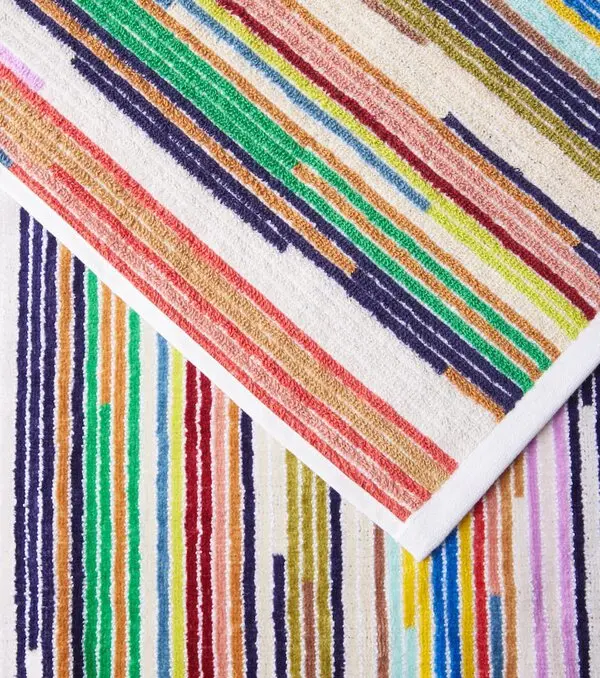 Missoni Melody Striped Terry Bath Sheet - Multicoloured
