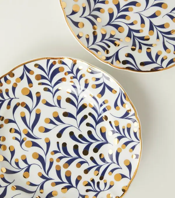BITOSSI Marino Set Of 4 Dessert Plates - Multicoloured