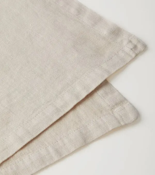 ONCE MILANO Set Of 2 Linen Placemats - Neutrals