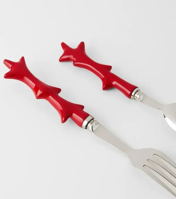LES-OTTOMANS Coral Flatware Set