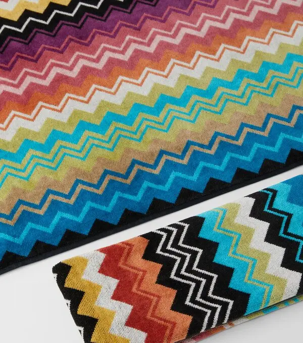 Missoni Giacomo Hand Towel And Bath Towel Set - Multicoloured