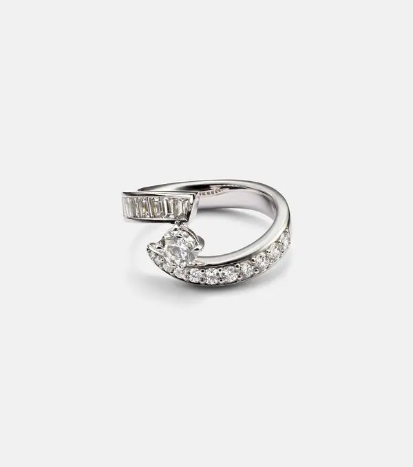 BUCHERER FINE JEWELLERY Inner Fire 18kt White Gold Diamond Ring - Silver
