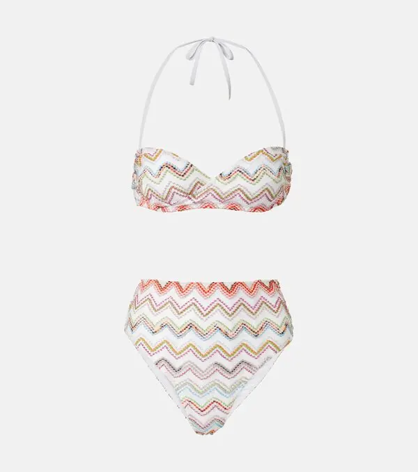 Missoni Zig Zag Metallic Bikini - Multicoloured