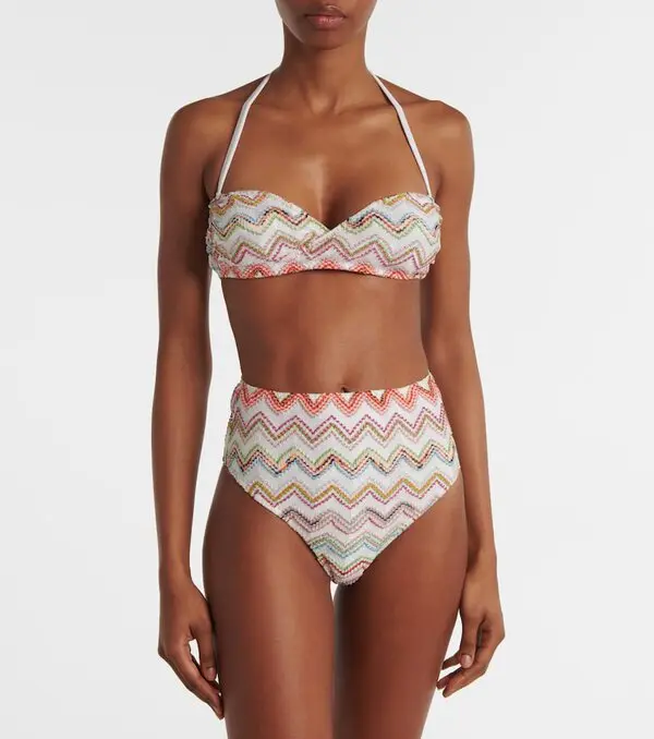 Missoni Zig Zag Metallic Bikini - Multicoloured