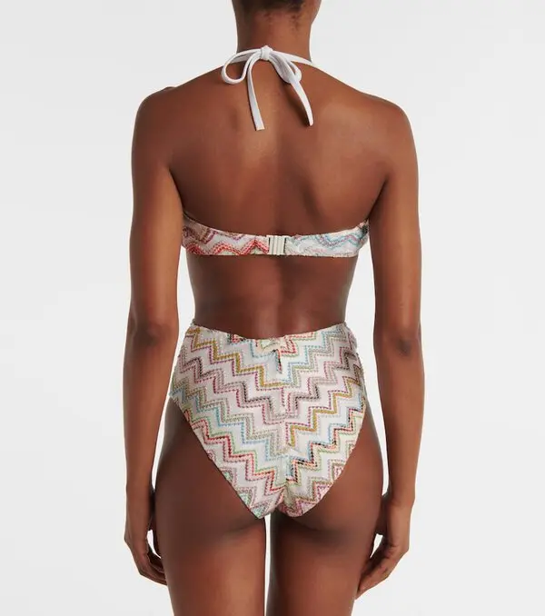 Missoni Zig Zag Metallic Bikini - Multicoloured