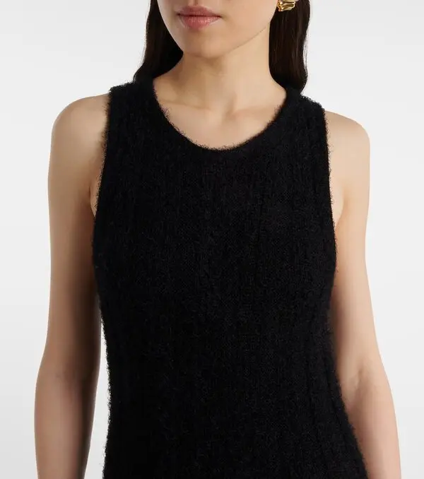 Khaite Fiore Silk And Cashmere Maxi Dress