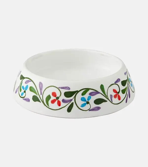 LES-OTTOMANS Pet-ottomans Dog Bowl - Multicoloured