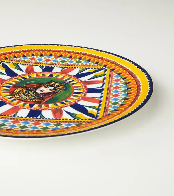 Dolce & Gabbana Carretto Siciliano Charger Plate - Multicoloured