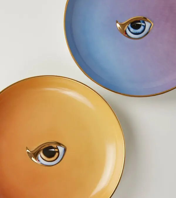 L'Objet Lito Set Of 4 Plates - Multicoloured