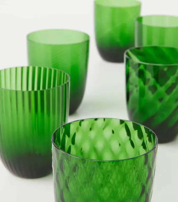 NASONMORETTI Idra Set Of 6 Glasses