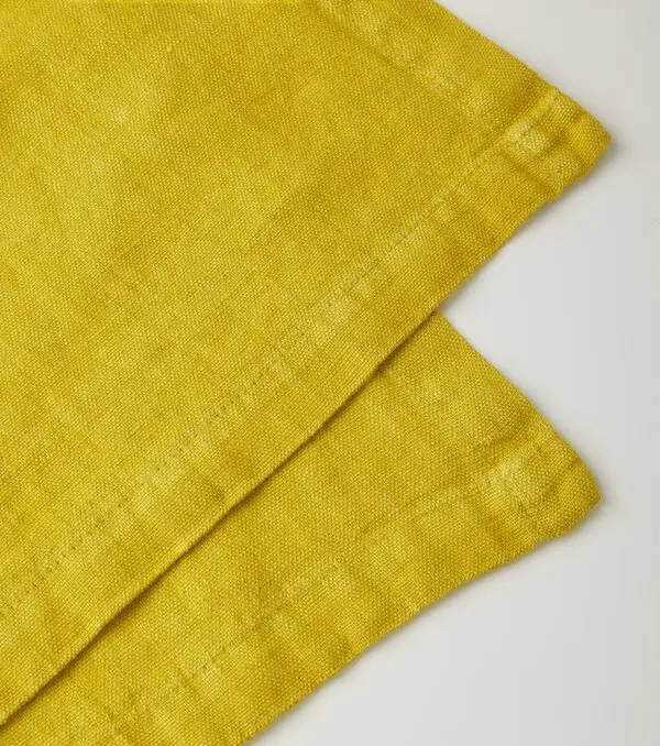 ONCE MILANO Set Of 2 Linen Placemats - Yellow