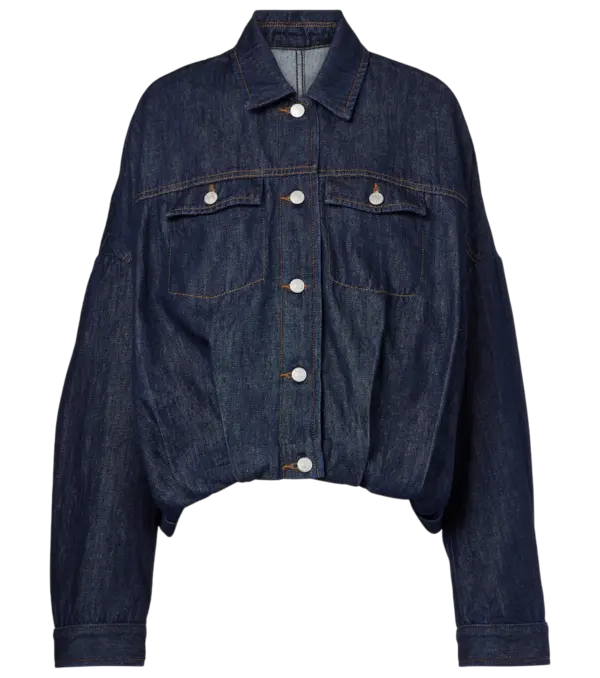 Dries Van Noten Denim Trucker Jacket - Blue