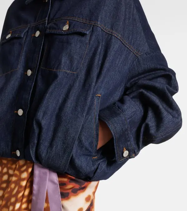Dries Van Noten Denim Trucker Jacket - Blue